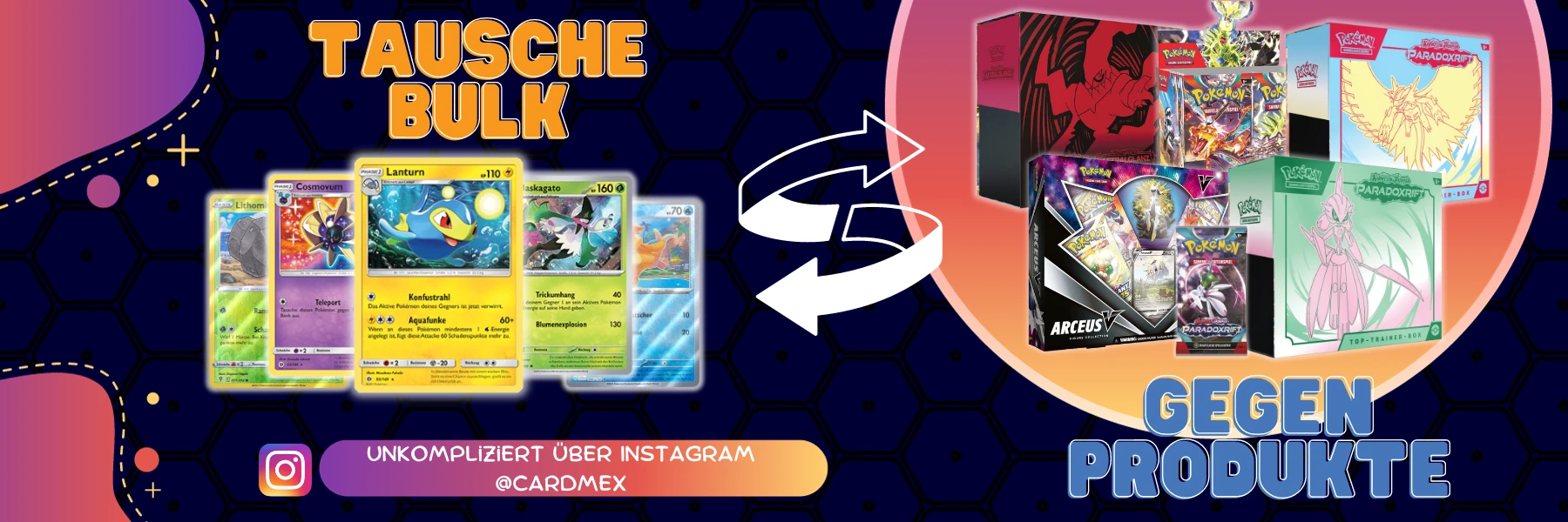 Pokemon Karten Bulktausch bei Cardmex