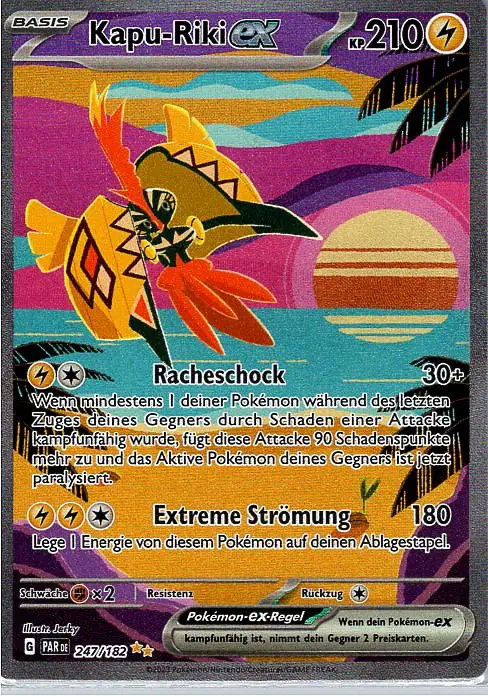 Kapu-Riki EX (PAR 247) – Pokémon Special Illustration Rare Karte aus ...
